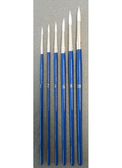 East Art Artist Brush Set 6 – Round Taklon Brushes - TRC Creative