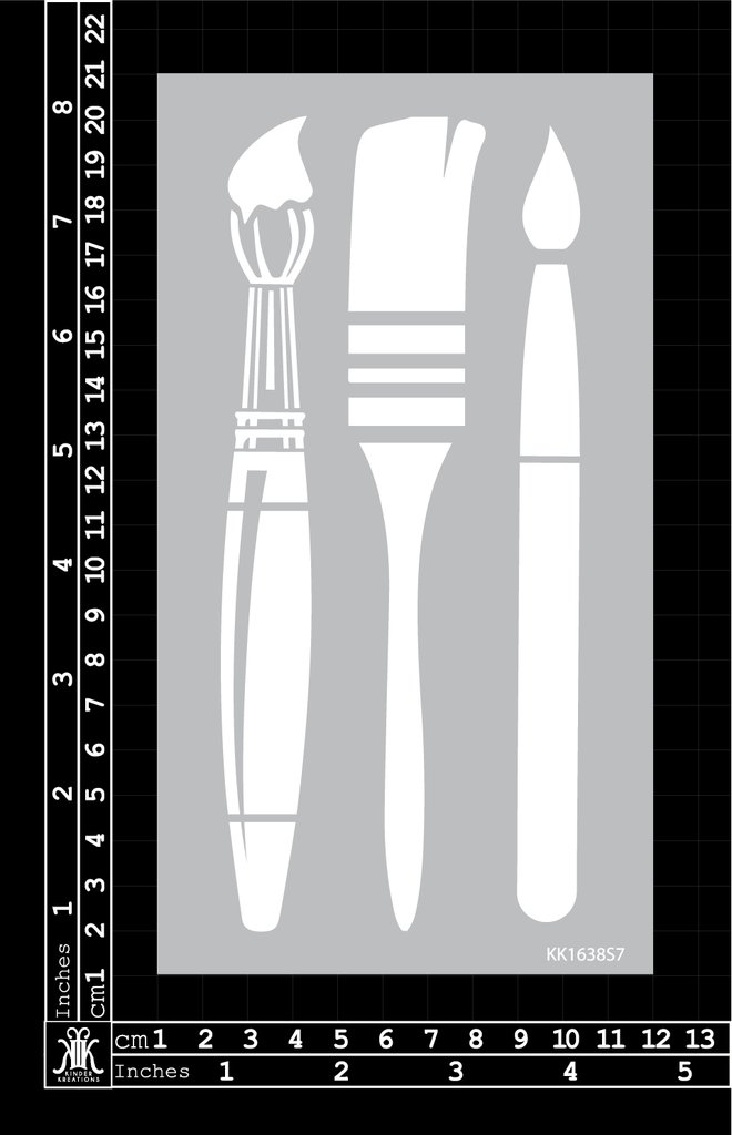 Kinder Kreations Stencils - 11cm x 20cm (Choose Option) - TRC Creative