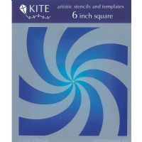 Kite 6 x 6 Stencil - Pinwheel - TRC Creative
